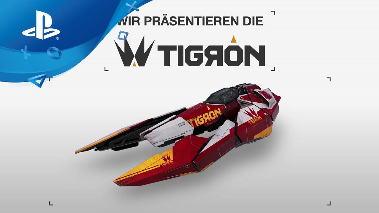 WipEout Omega Collection - Trailer zum neuen Schiff "Tigron K-VSR ...